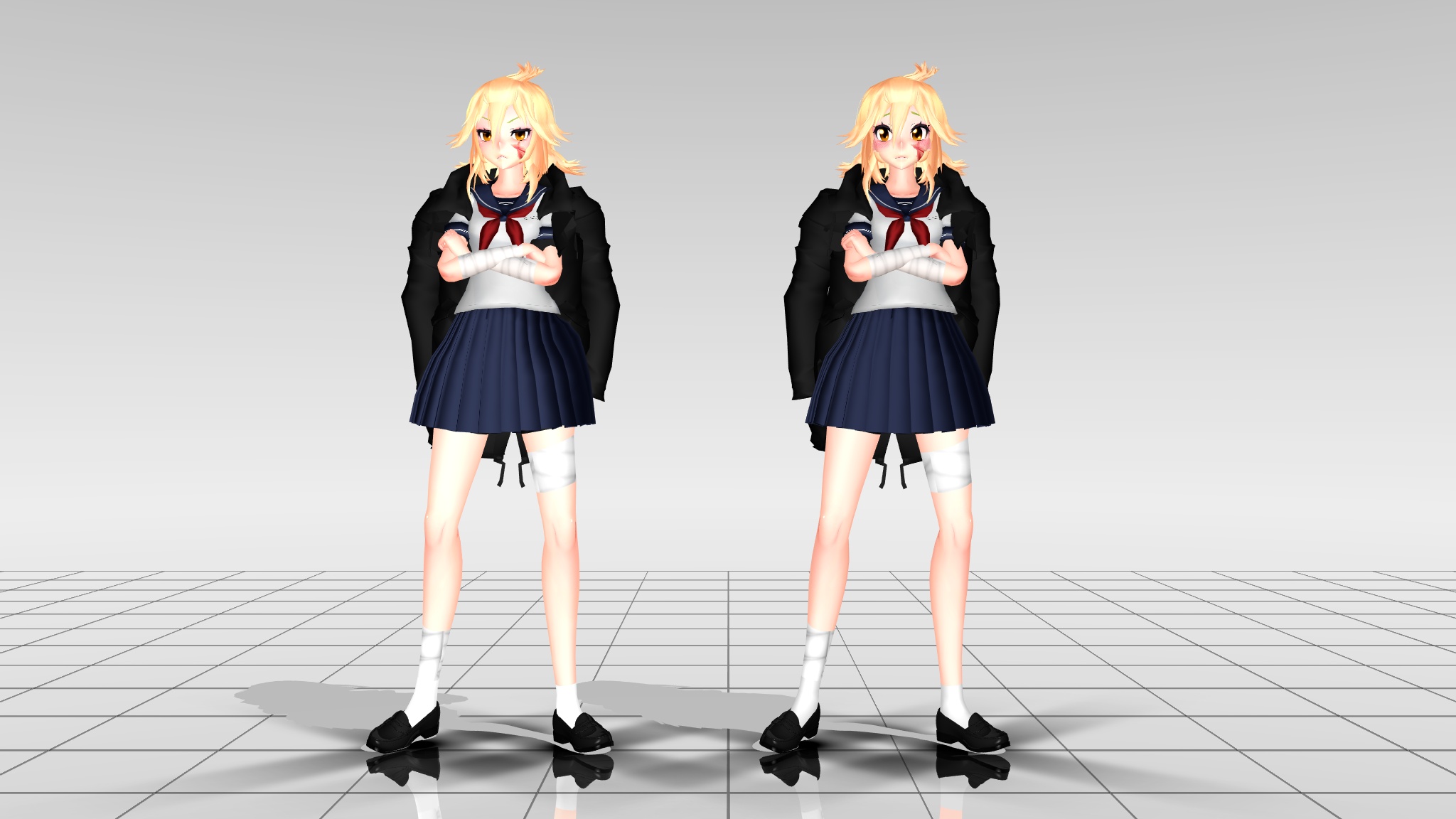 {MMDxYanSim} Osoro Rival Pose by appleart1 on DeviantArt