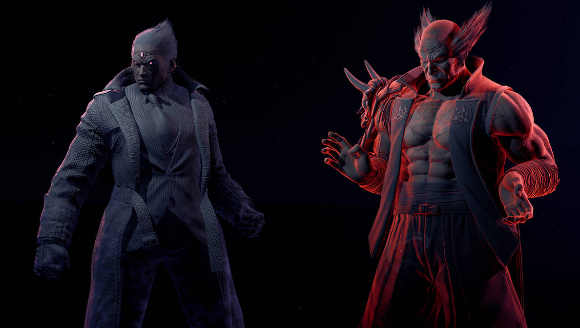 Shadow Heihachi, Shadow Kazuya by HelsieWRLD on DeviantArt