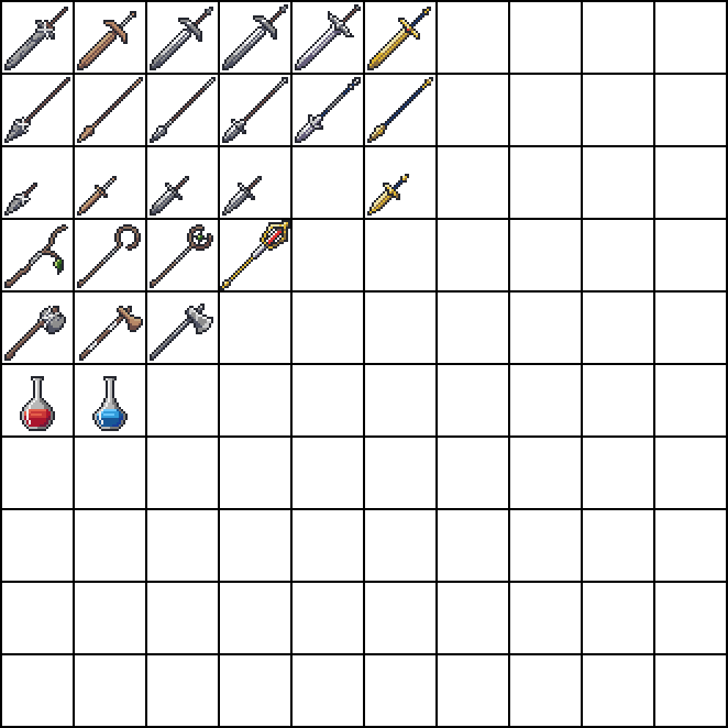 Tile Set Rpg Maker Weapons