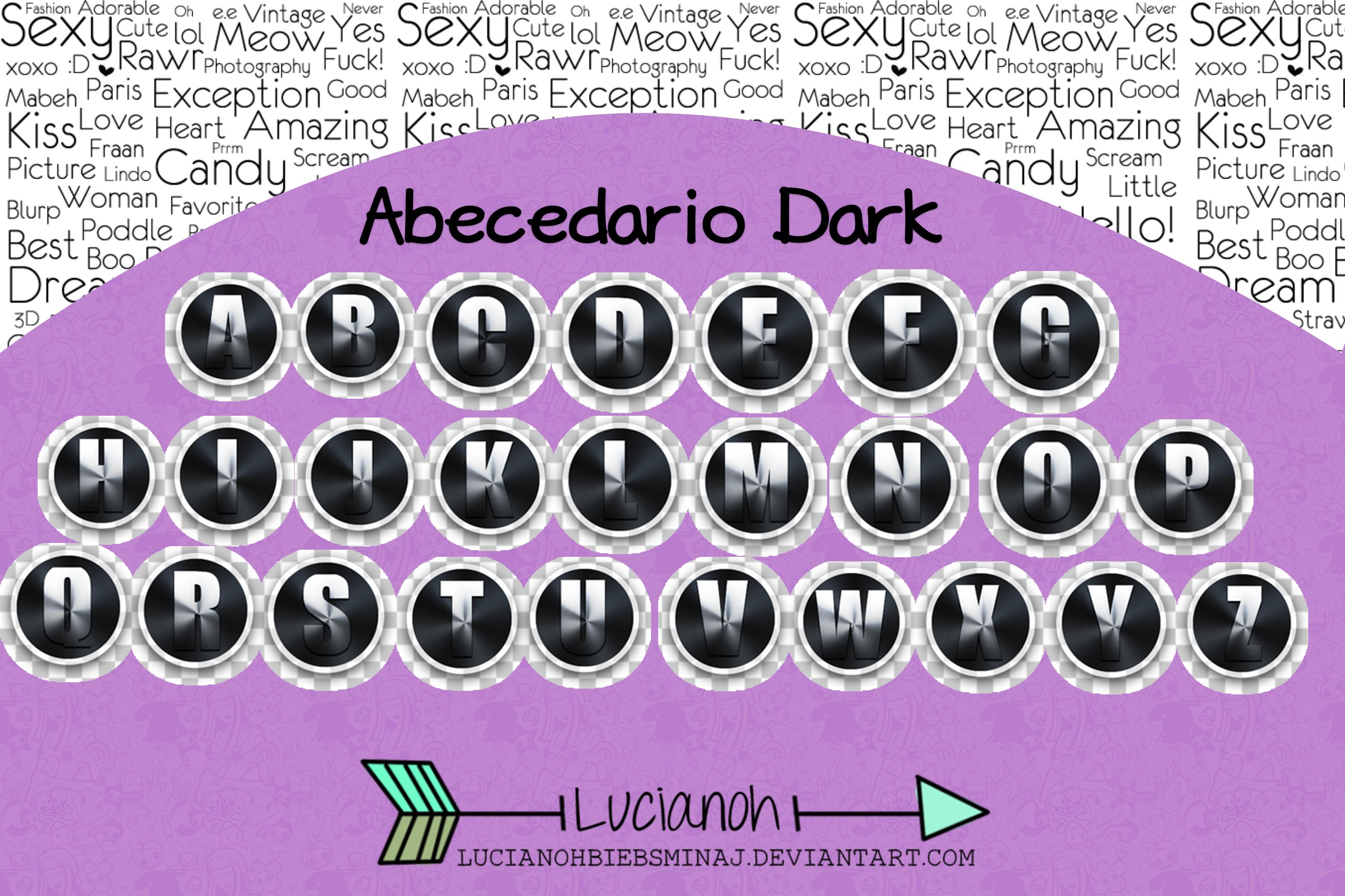 ~Iconos: Abecedario Dark by LucianohBiebsMinaj on DeviantArt