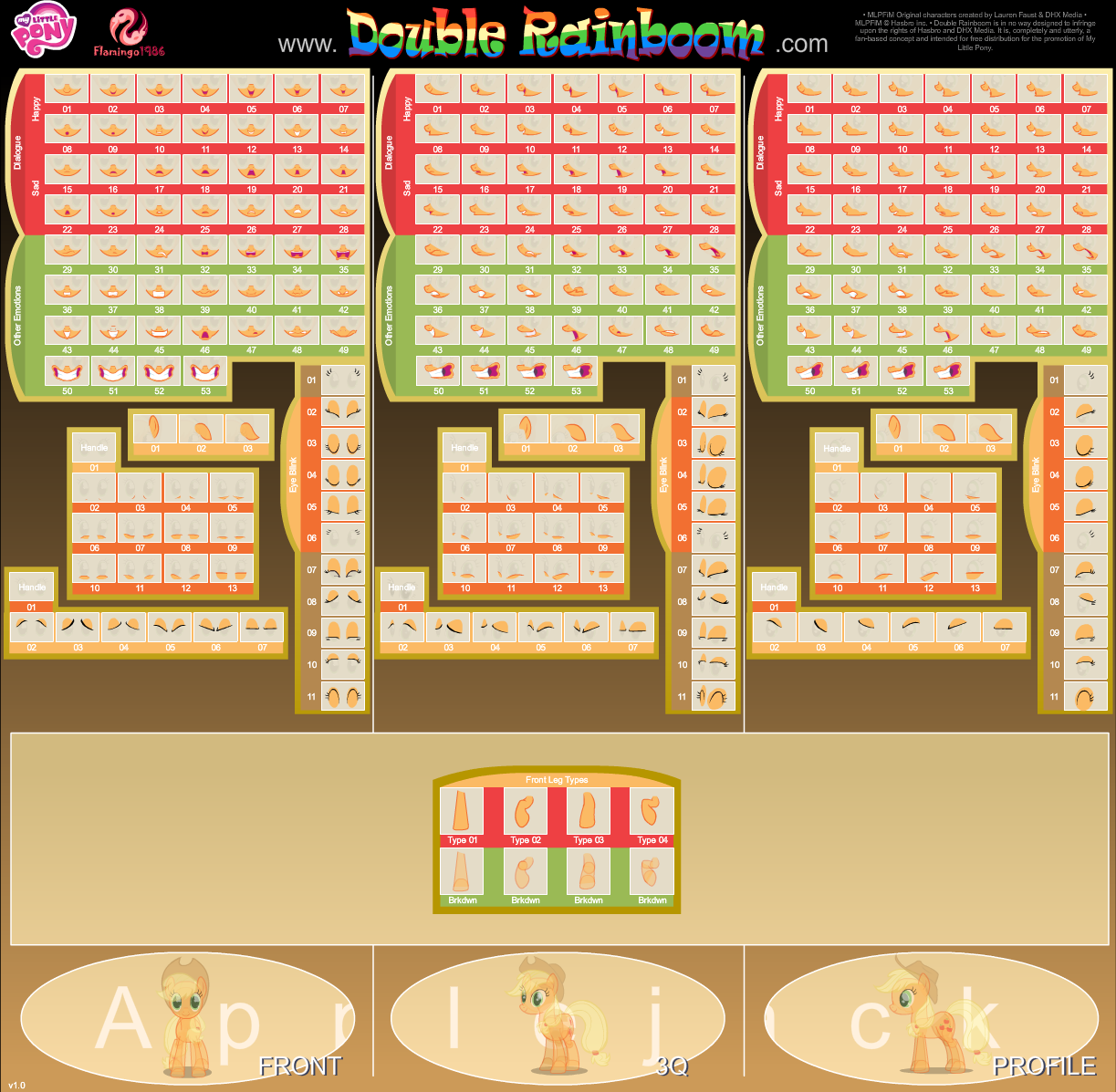 DR AppleJack Puppet Rigs v1.0 by RalekArts on DeviantArt