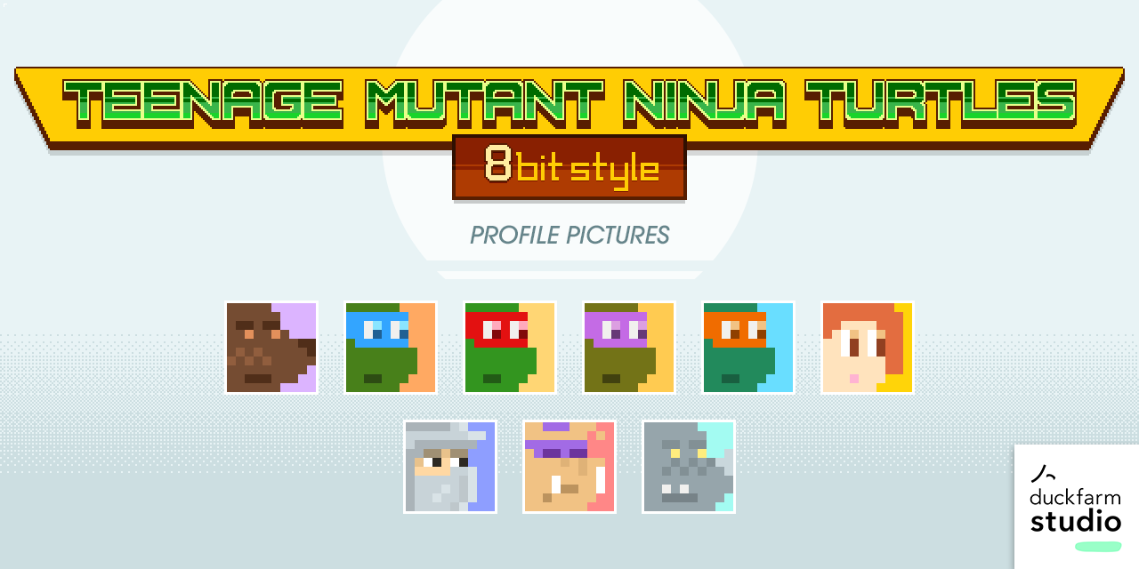 Teenage Mutant Ninja Turtles - 8bit style by duckfarm on DeviantArt