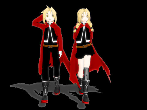MMD Edward Elric Genderbender by XHanaxChan on DeviantArt