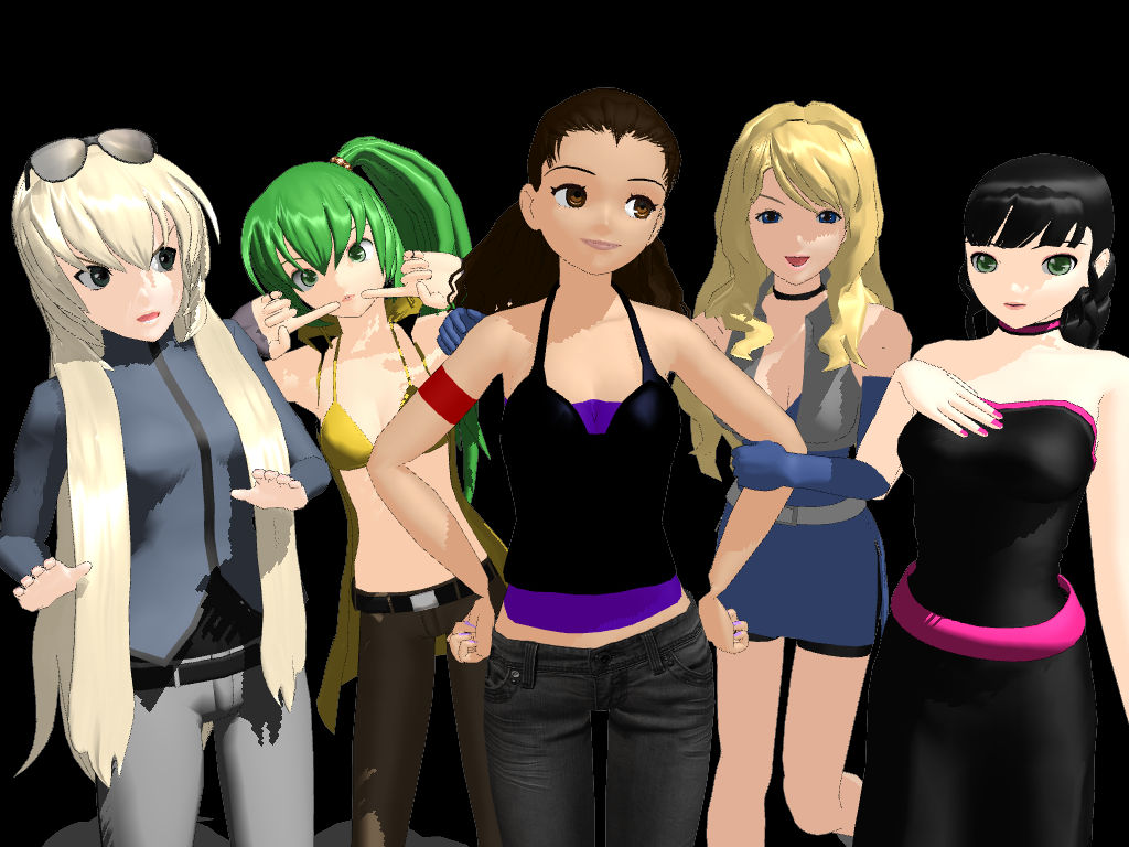MMD Engloid girls by XHanaxChan on DeviantArt