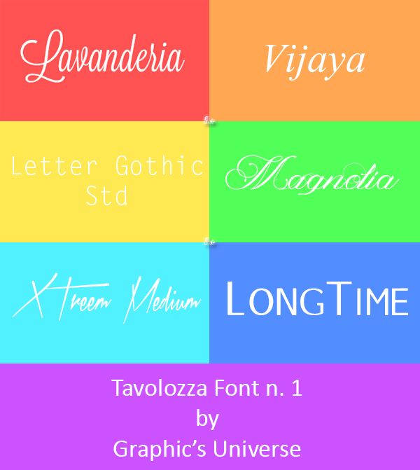 Font Pack #01 by Graphic's Universe by GraphicsUniverse on DeviantArt