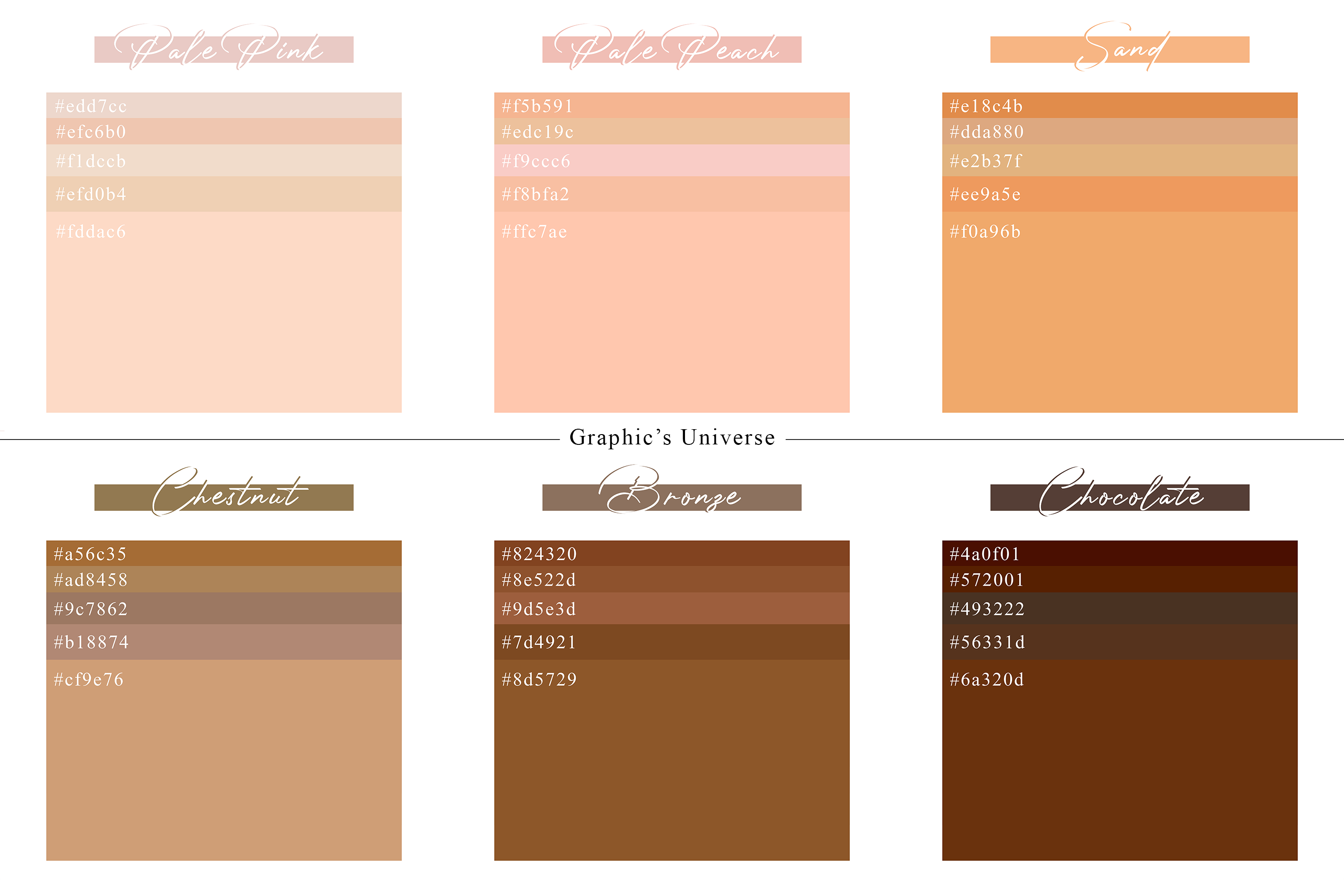 Skin Tones Palette - Graphic's Universe by GraphicsUniverse on DeviantArt