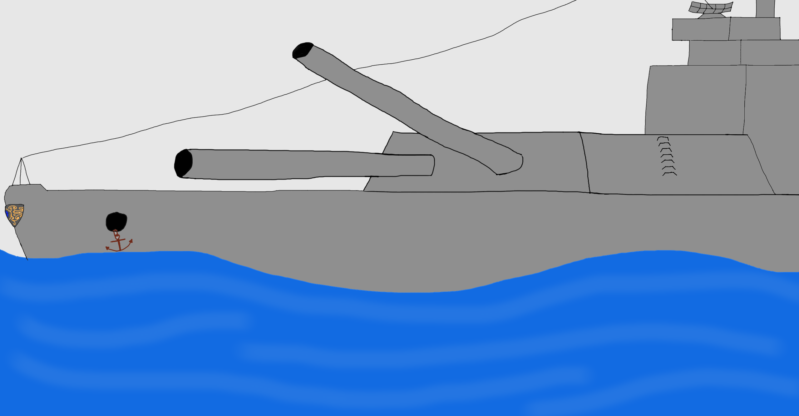 Battleship Drawing by commander102 on DeviantArt
