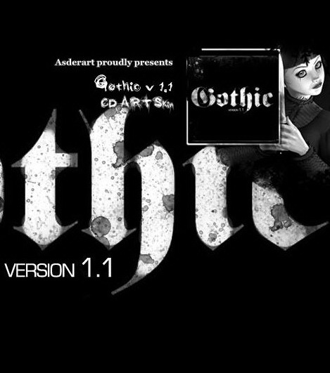 Gothic v1.1 for Cd Art Display by AsderArt on DeviantArt