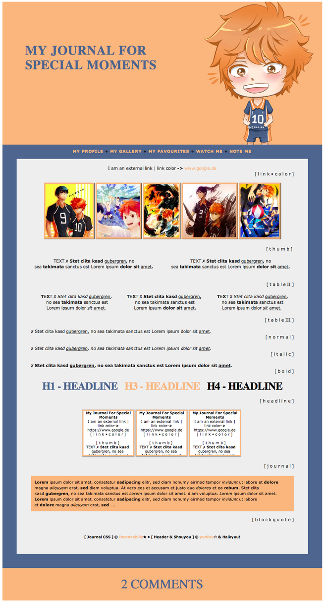 Haikyuu!! Journal by Inconcabille on DeviantArt