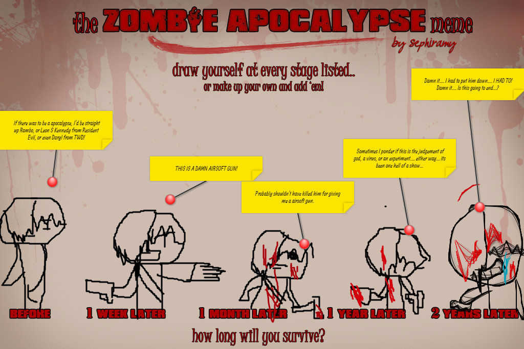 Zombie apocalypse stage thing by TheSceneAnime on DeviantArt