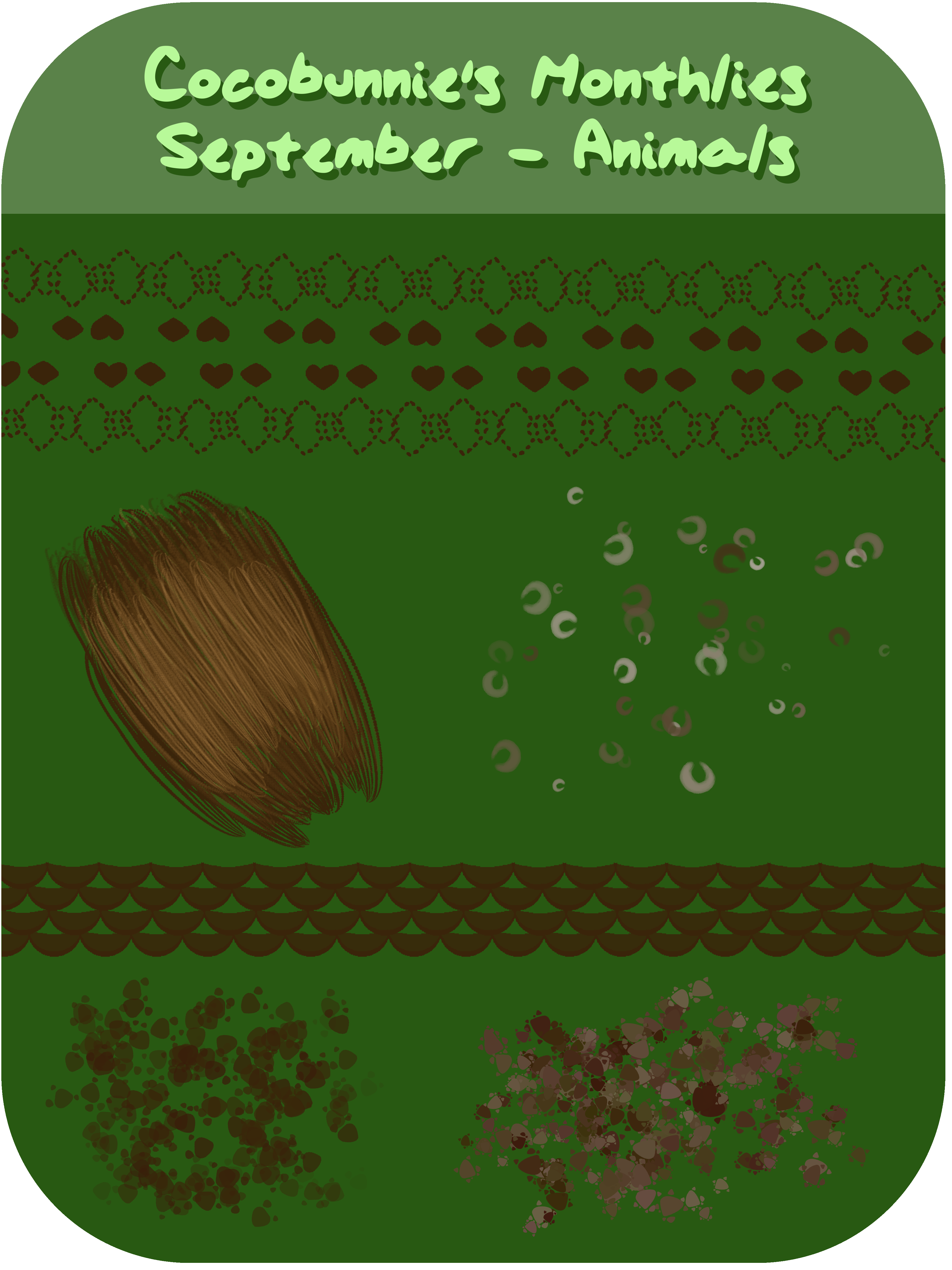 BP: Cocobunnie's Monthly Pack: September - Animals by cocobunnie on ...