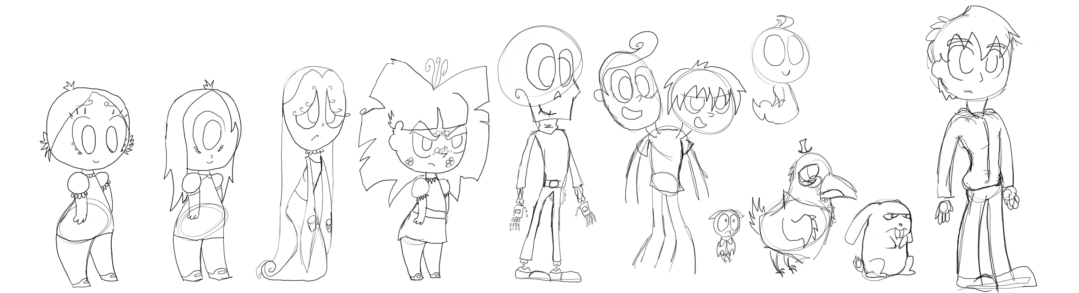 My Styled Ruby Gloom Characters by MysticM on DeviantArt