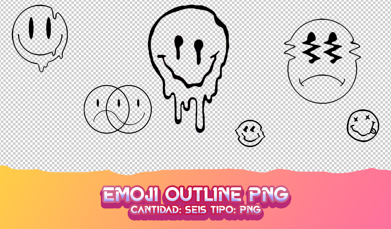 Emoji Outline png by theoskater11 on DeviantArt