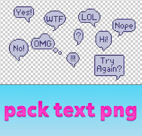 Pack Text Png by theoskater11 on DeviantArt