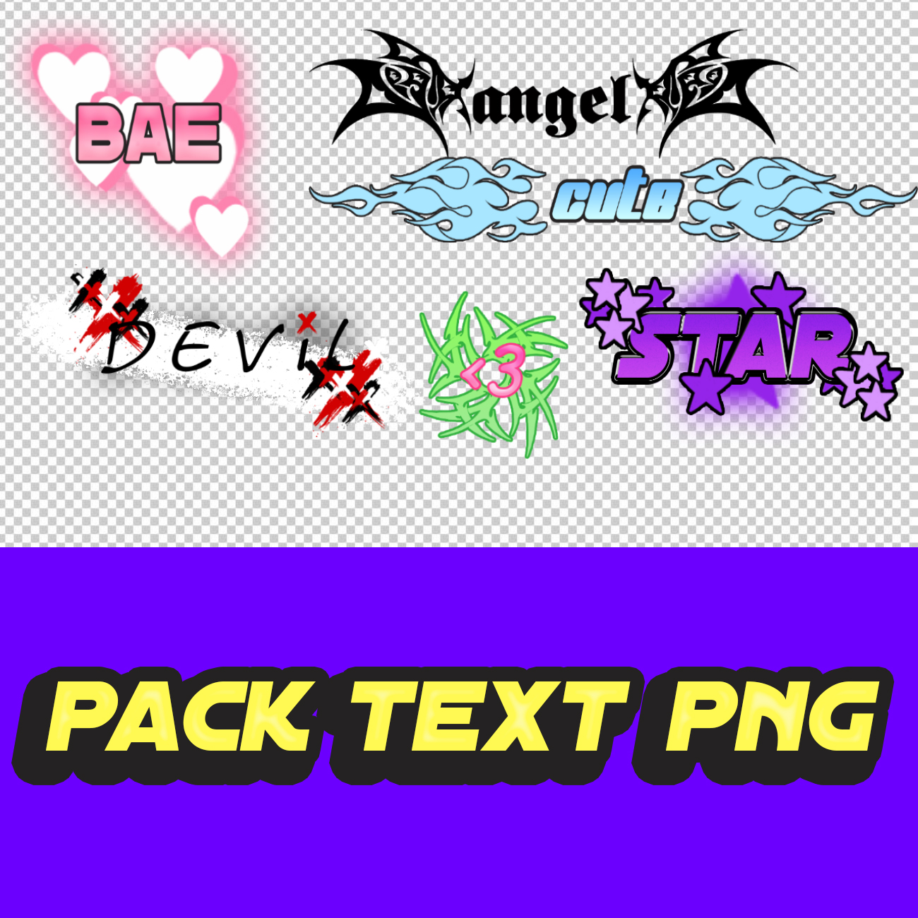 Pack Text Png by theoskater11 on DeviantArt