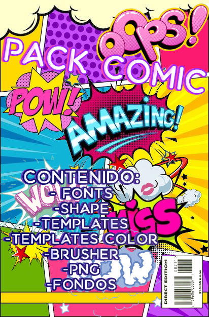 Mega Pack Comic especial 200 watchers by theoskater11 on DeviantArt