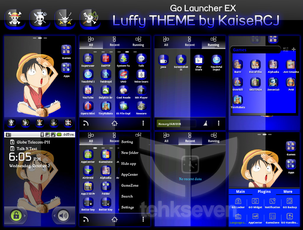 Luffy Go Laucher by kaisercj on DeviantArt