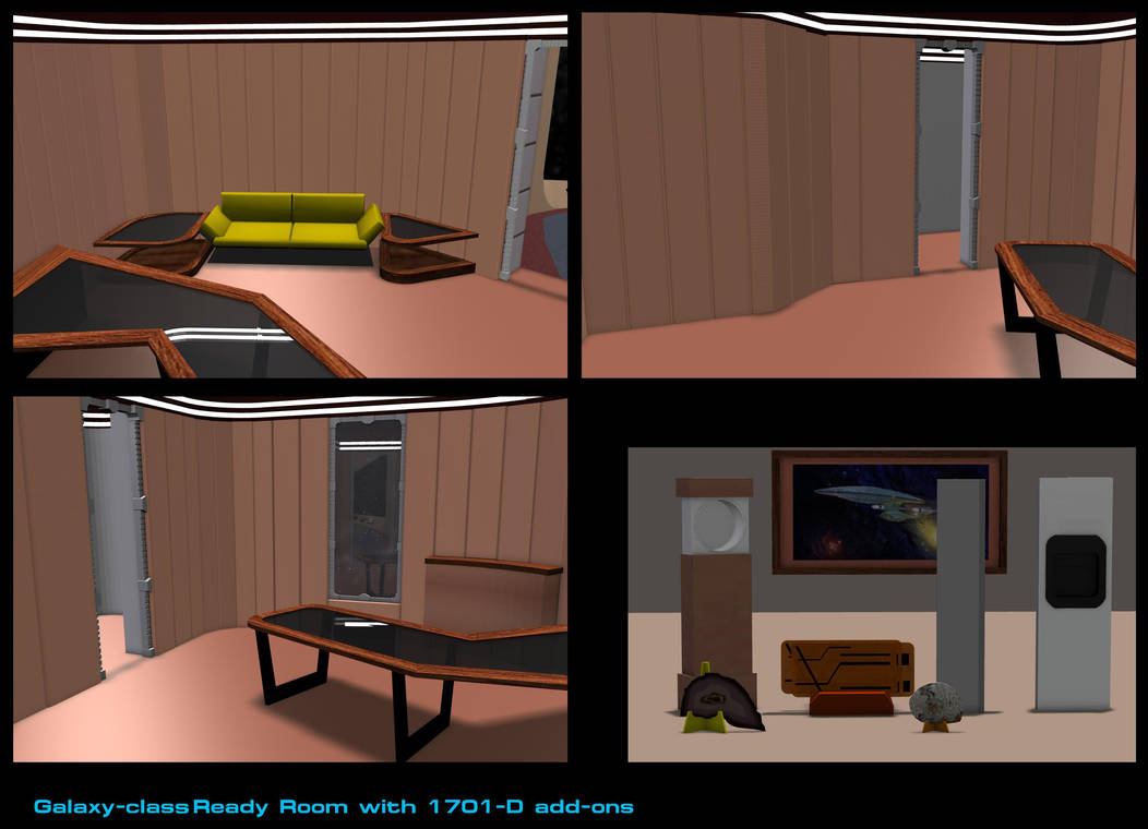 Galaxy-class Ready Room by mdbruffy on DeviantArt