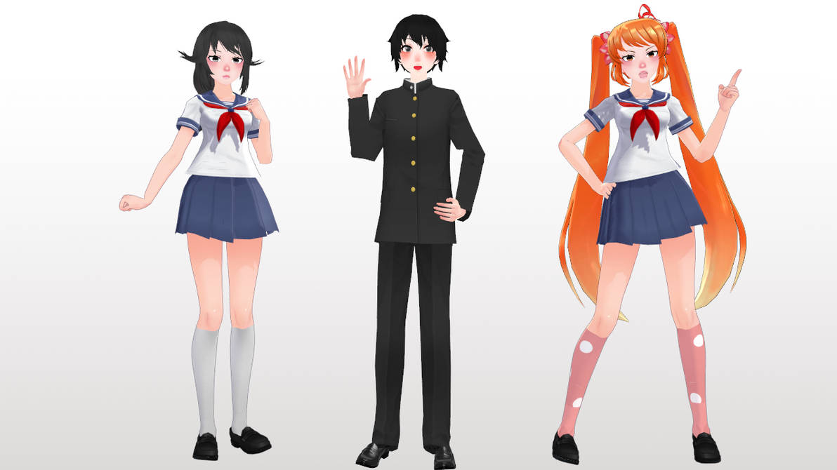 Dl pack, ayano, taro, osana [dl Donw] by jumpartyARTpaint on DeviantArt