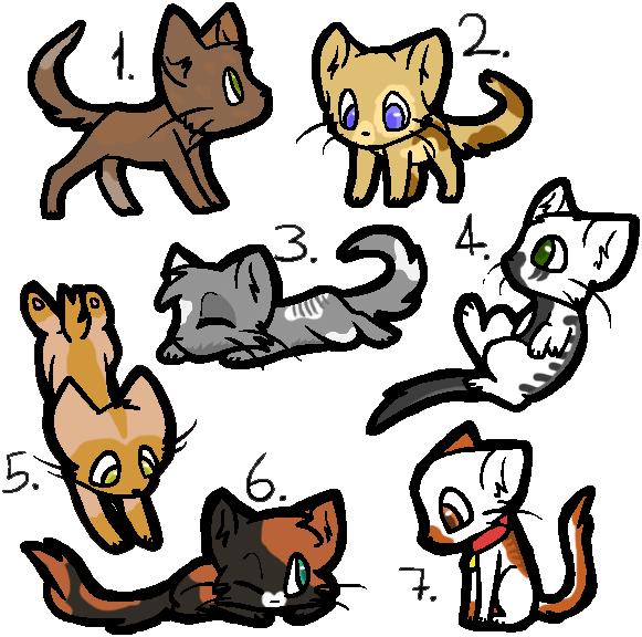 Free Cat Designs (closed) by Snowfall99 on DeviantArt