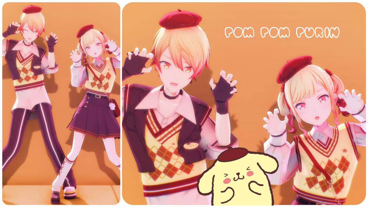 [Project Sekai MMD]The Tanma with Pom Pom Purin DL by a1192580027 on ...