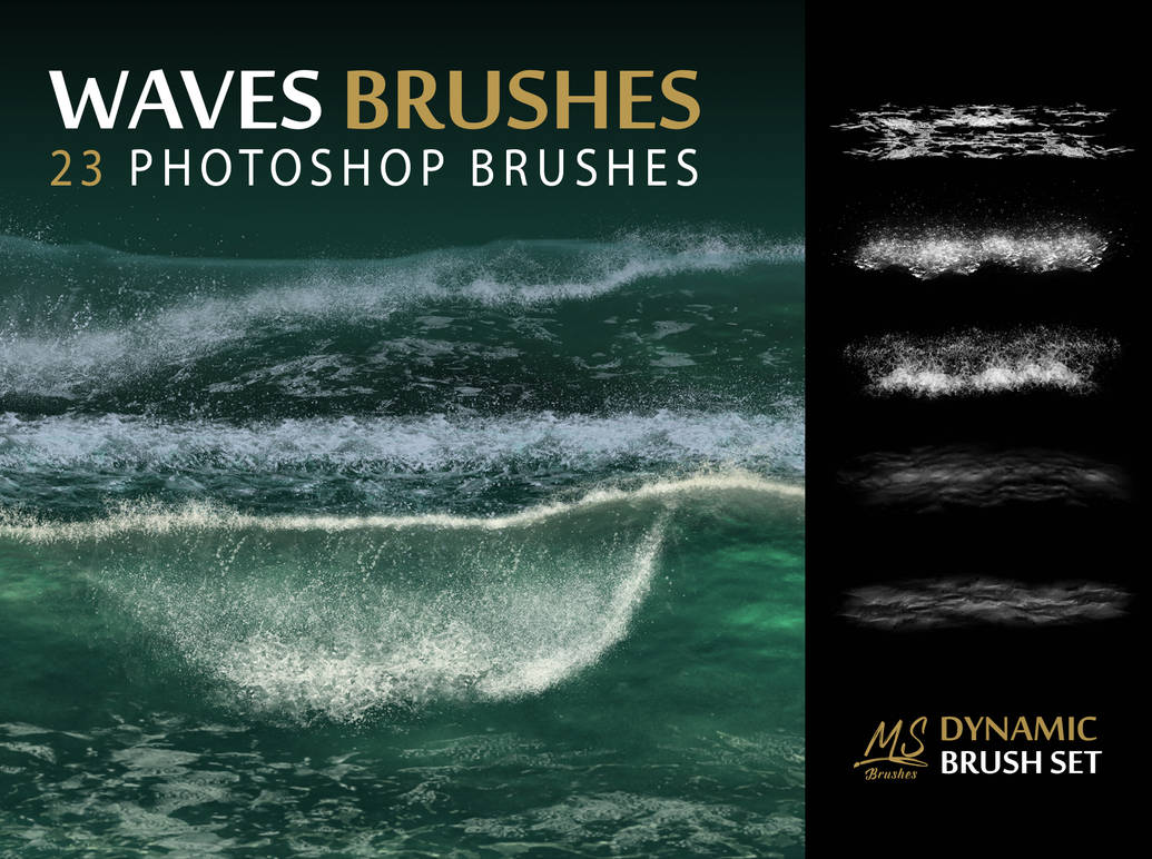 Waves Photoshop Brushes by mohamedsaberartist on DeviantArt
