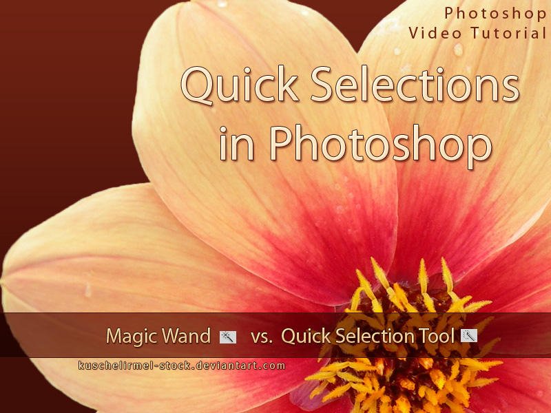 Quick Selections in Photoshop by kuschelirmel-stock on DeviantArt