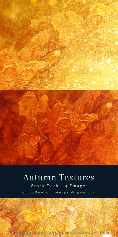 Autumn Textures by kuschelirmel-stock on DeviantArt