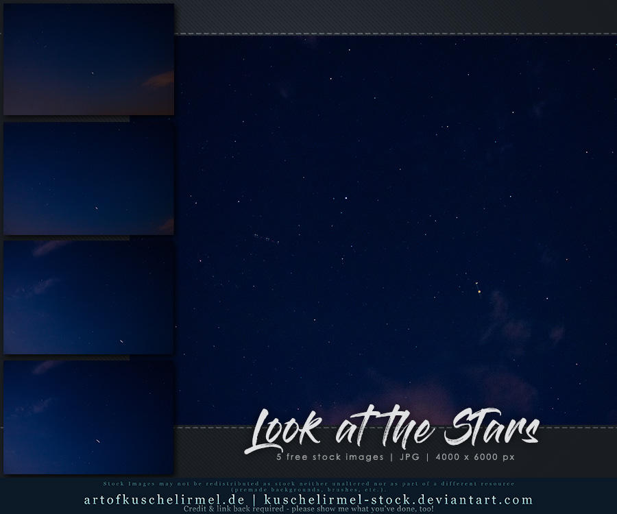 Look at the Stars - Stock Pack by kuschelirmel-stock on DeviantArt
