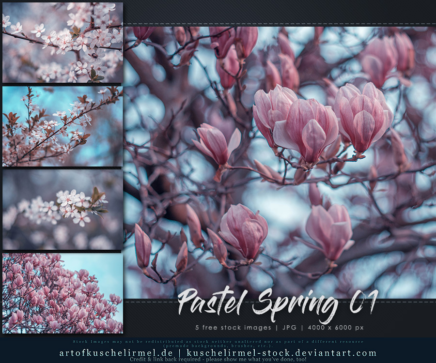 Pastel Spring 01 - Stock Pack by kuschelirmel-stock on DeviantArt