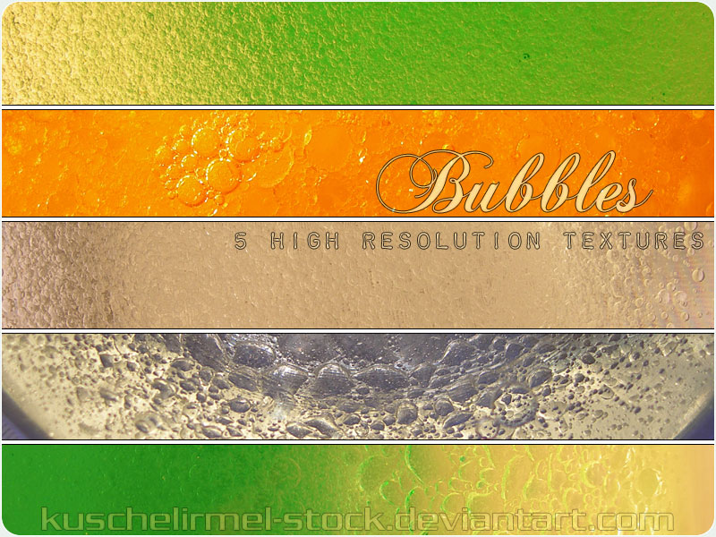 Texture Pack - Bubbles 1 by kuschelirmel-stock on DeviantArt