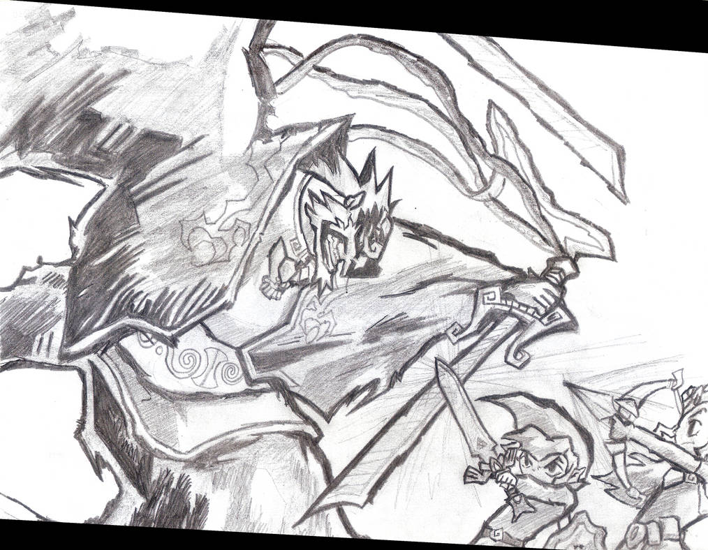 The Legend of Zelda WW - Hand Drawing. by MeryXmask on DeviantArt