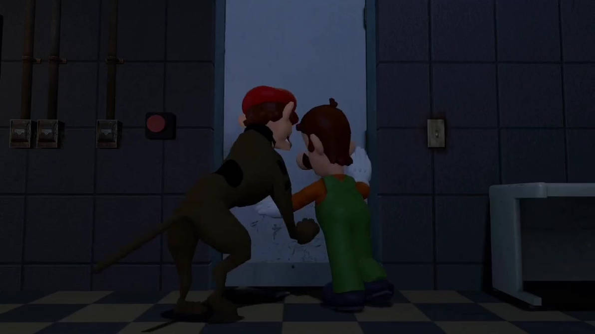 Scooby Mario, Where'd You Go! (Tv room) by AxolotlProtection on DeviantArt