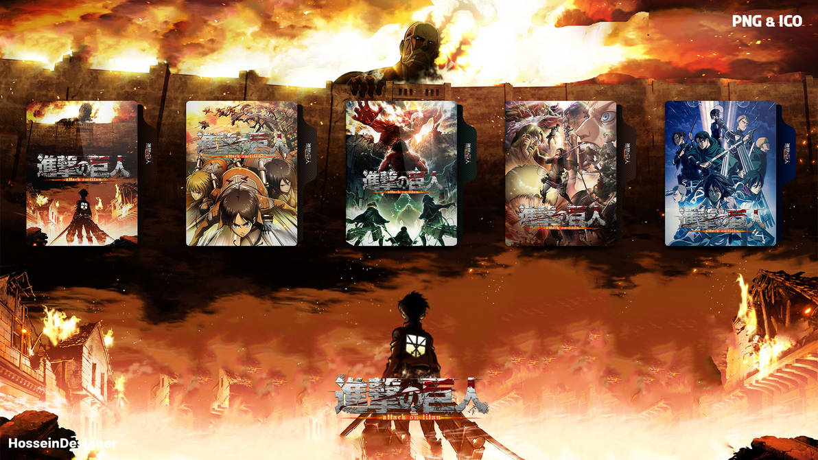 Attack on Titan folder icon by Hosseindesigner by HosseinDesigner on ...