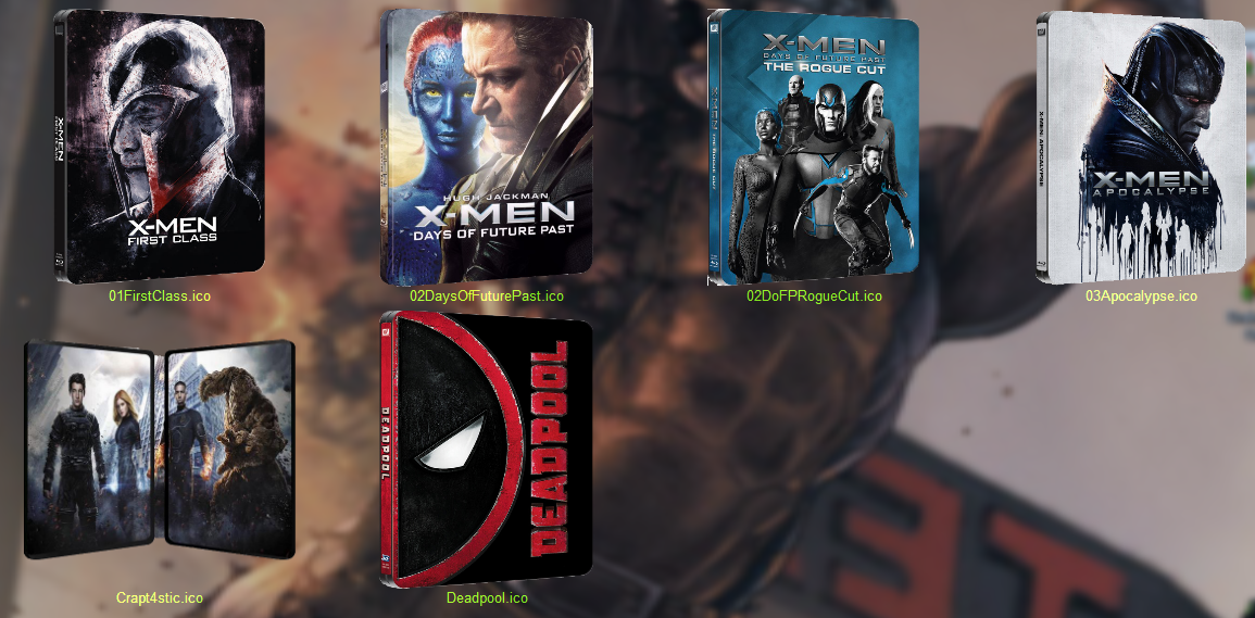 X-MEN Folder Icon - SteelBook Collection by Draconoss on DeviantArt