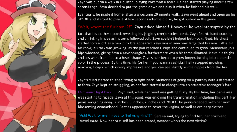 Tg Caption Pokemon Serena By Theman2587 On Deviantart