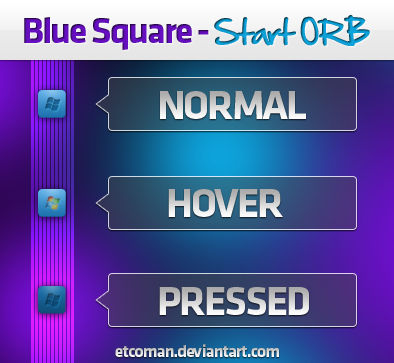 Blue Square Start Orb by etcoman on DeviantArt