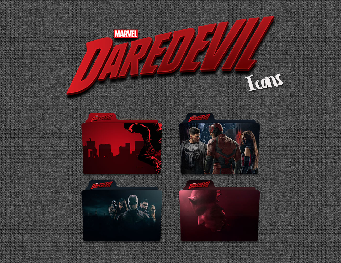 Marvel's Daredevil Folder Icon by Eanzito on DeviantArt