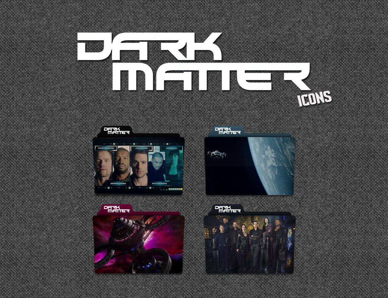 Dark Matter Folder Icon by Eanzito on DeviantArt