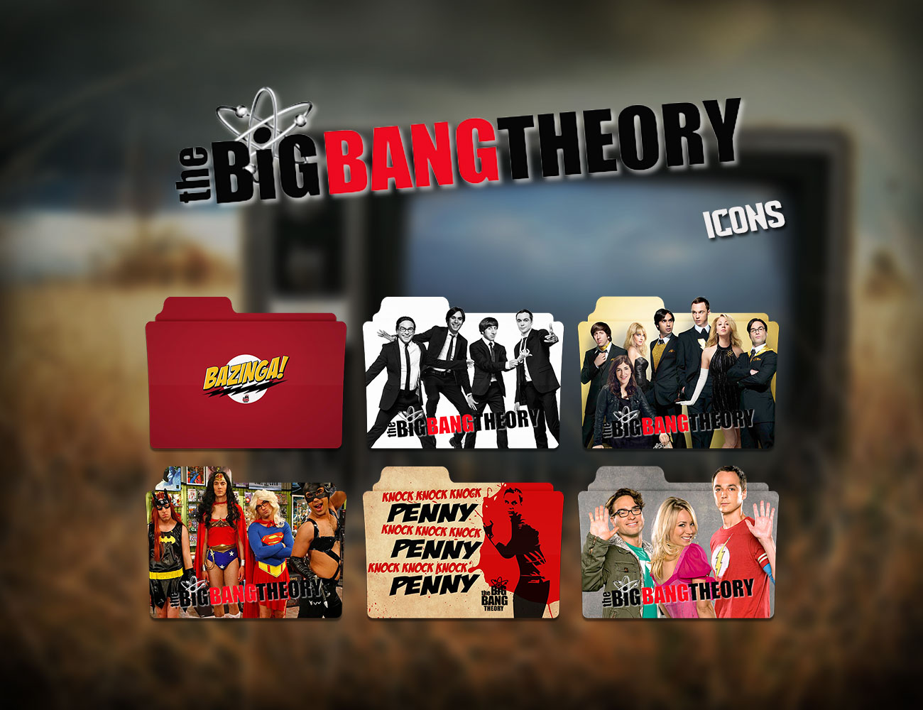 The Big Bang Theory Folder Icon by Eanzito on DeviantArt