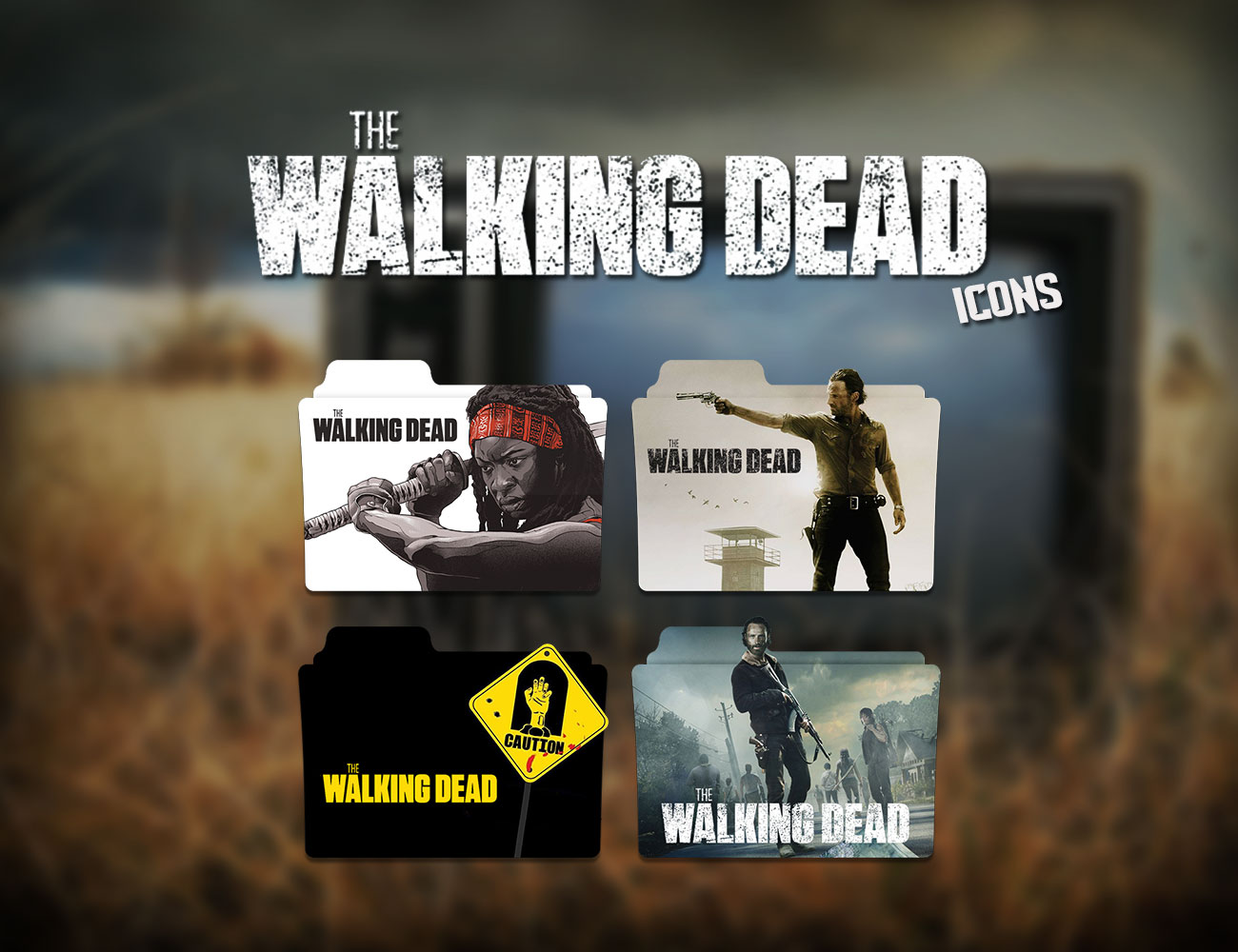 The Walking Dead Folder Icon by Eanzito on DeviantArt