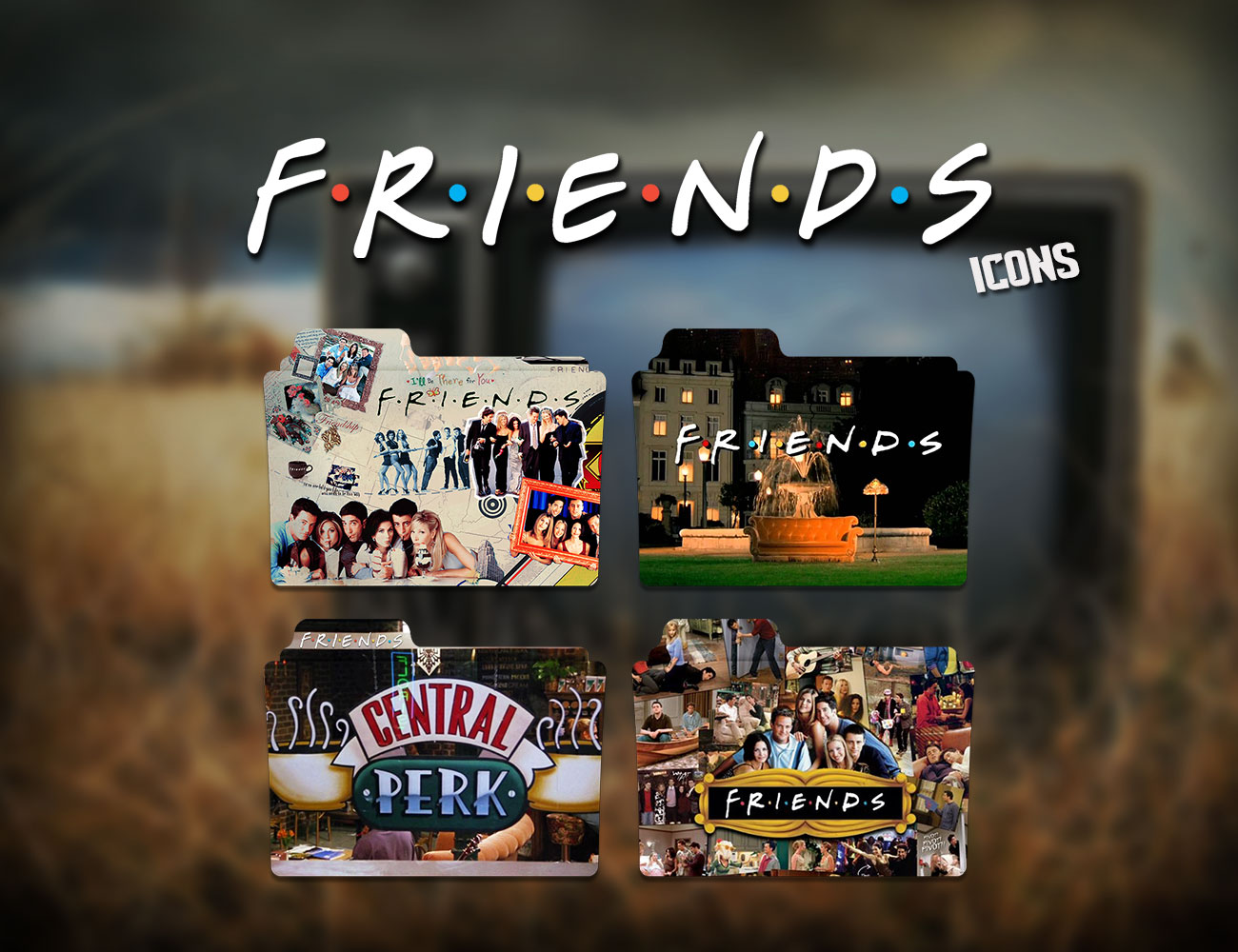 Friends Folder Icon by Eanzito on DeviantArt