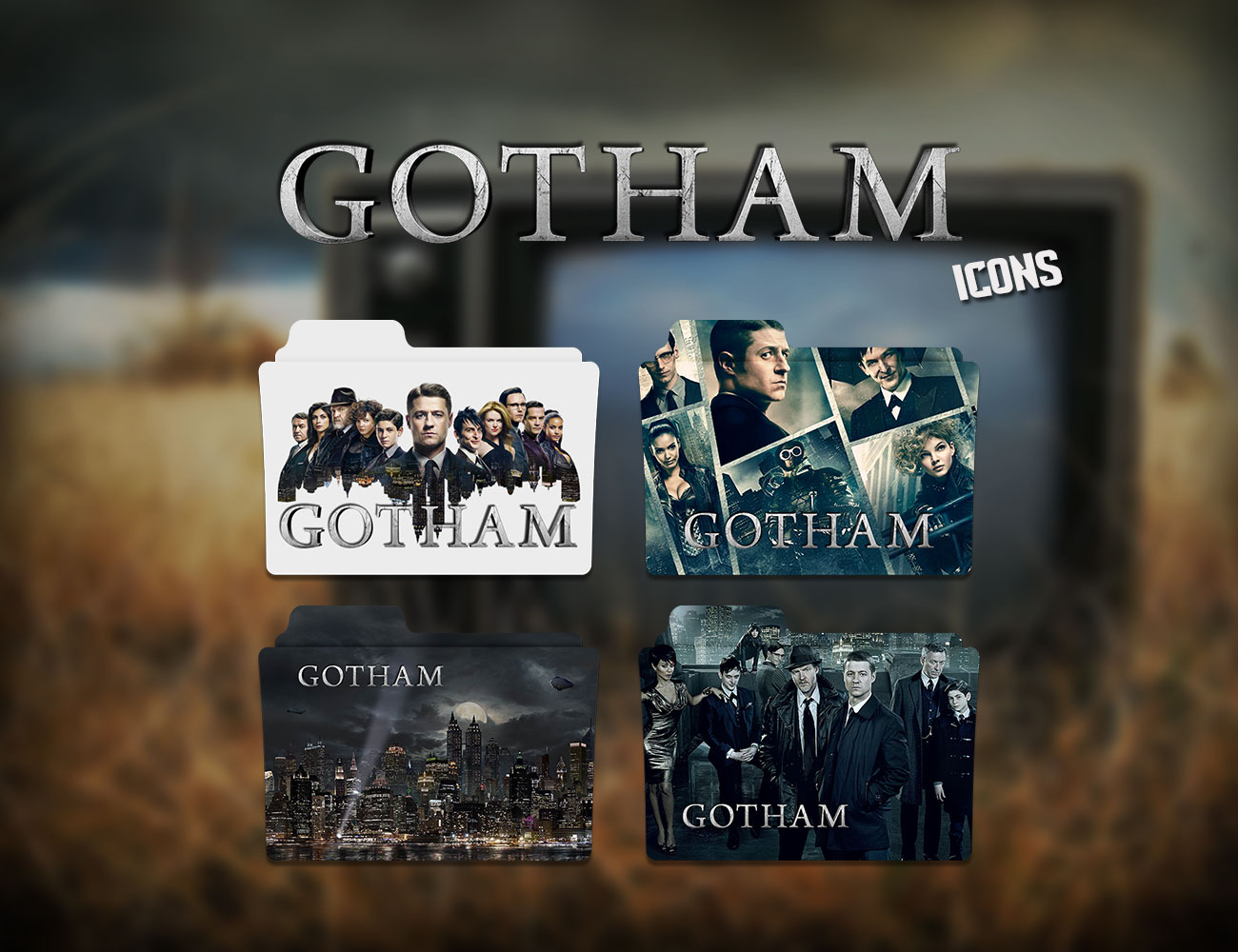 Gotham Folder Icon by Eanzito on DeviantArt