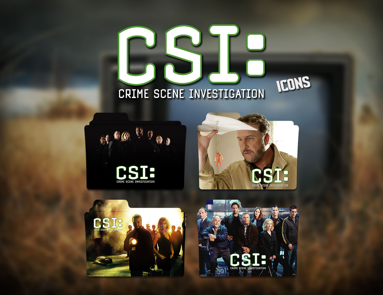 CSI: Crime Scene Investigation Folder Icon by Eanzito on DeviantArt