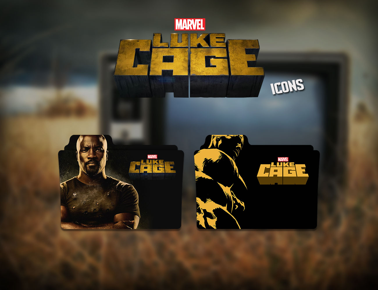 Marvel's Luke Cage Folder Icon by Eanzito on DeviantArt