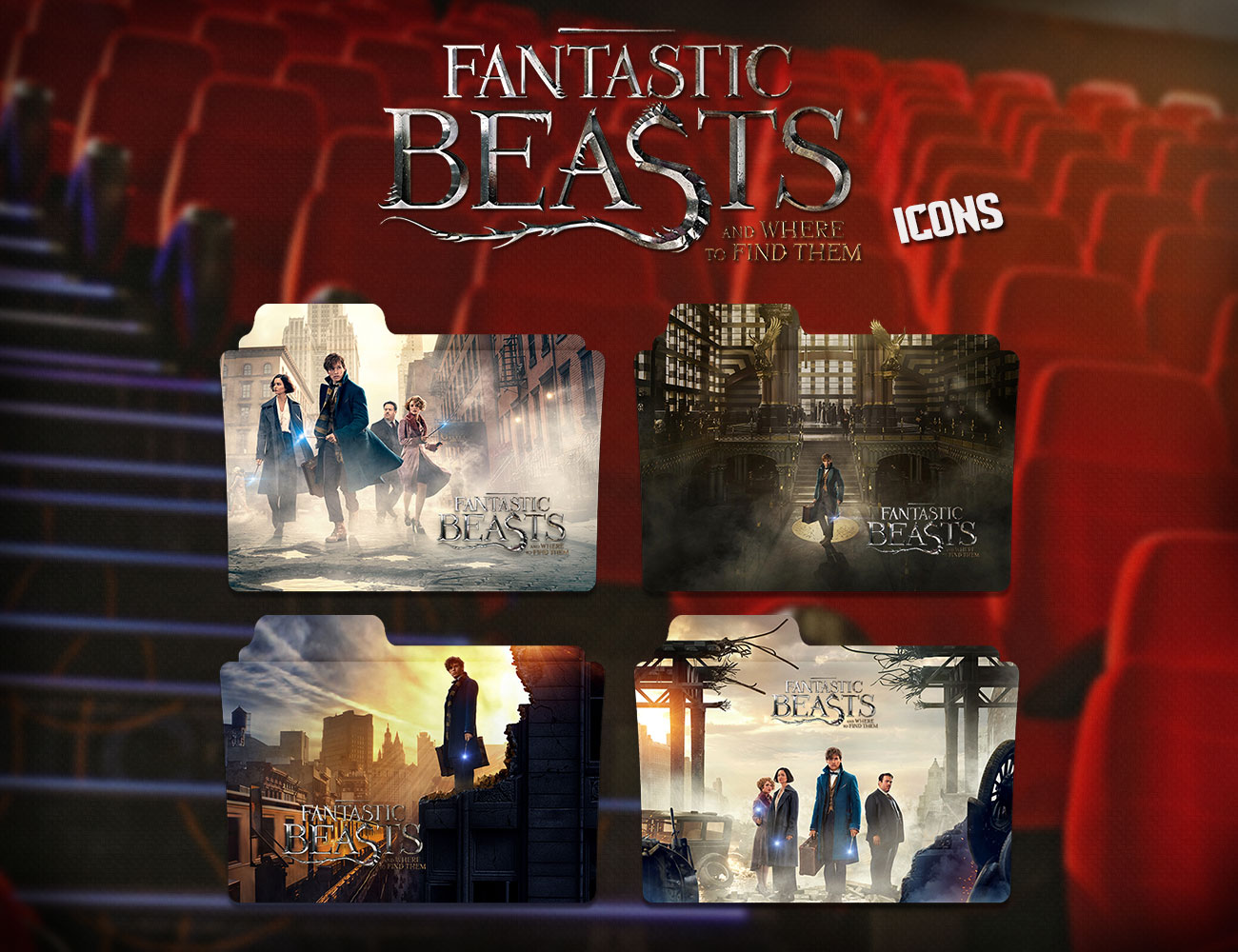 Fantastic Beasts and Where to Find Them FolderIcon by Eanzito on DeviantArt