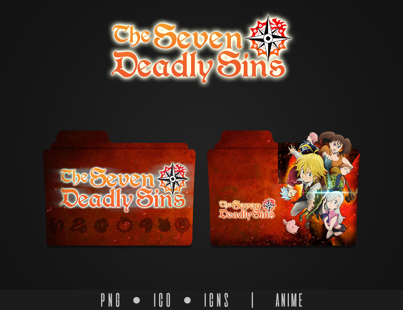 The Seven Deadly Sins Folder Icon by Eanzito on DeviantArt
