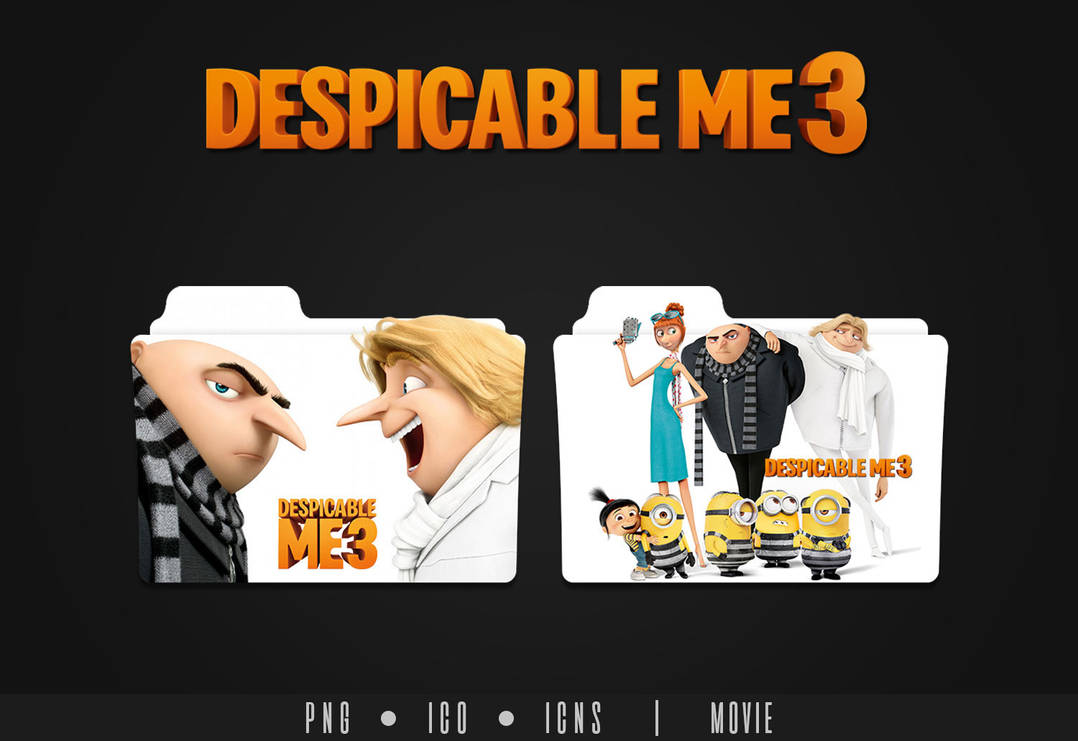 Despicable Me 3 Folder Icon by Eanzito on DeviantArt