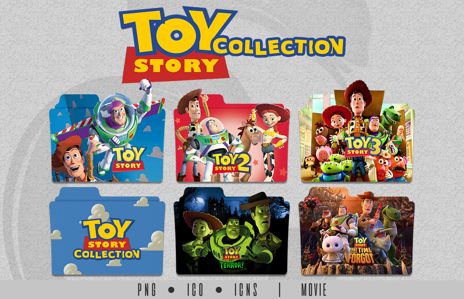 Toy Story Collection Folder Icon by Eanzito on DeviantArt