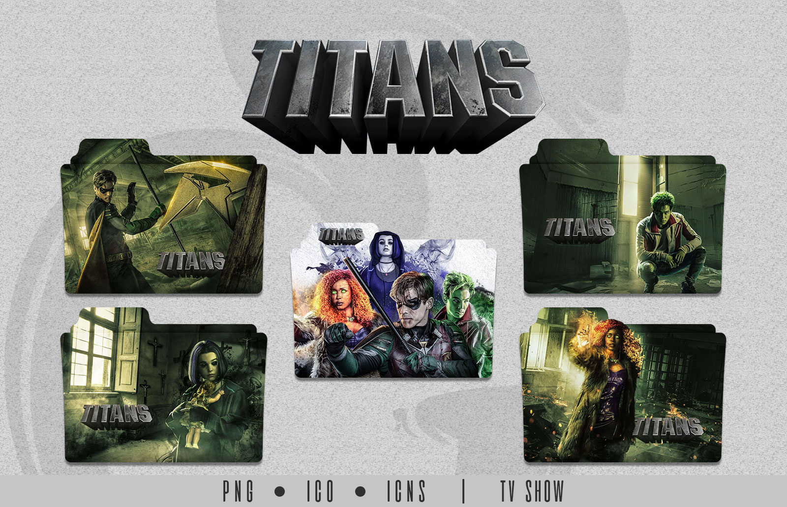 Titans (2018) Folder Icon by Eanzito on DeviantArt